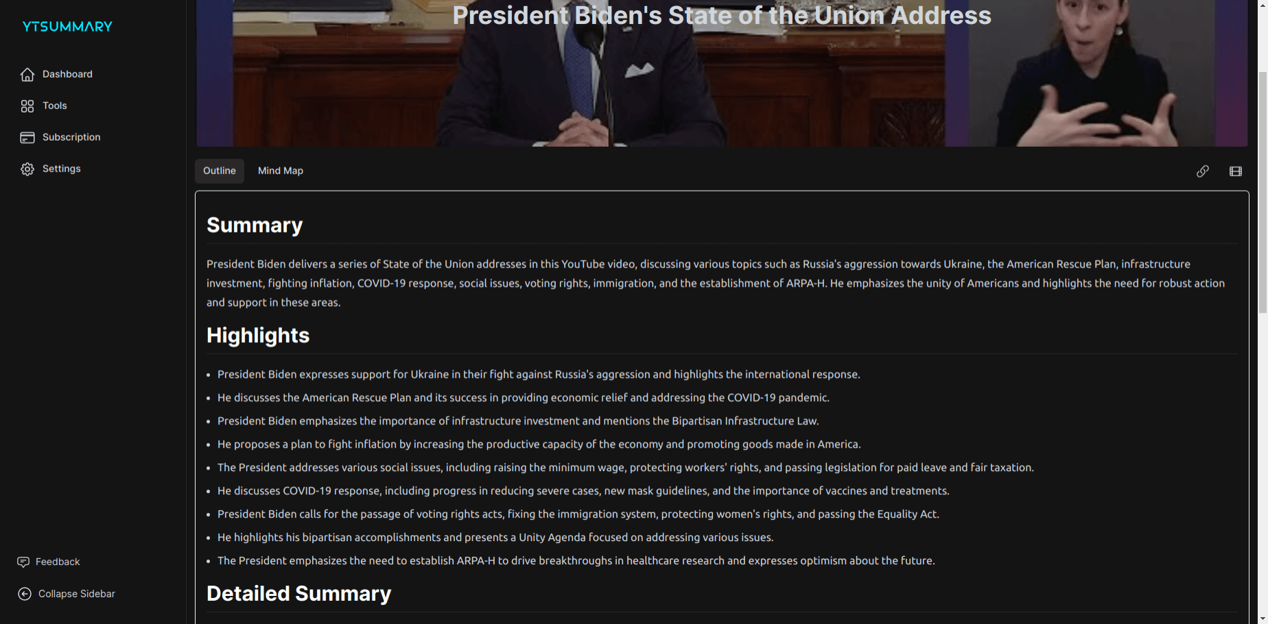 AI-powered YouTube Video Summaries - YTSummary